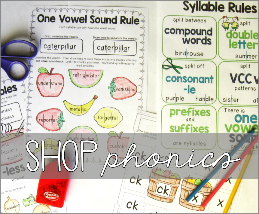 shop phonics - The Classroom Key