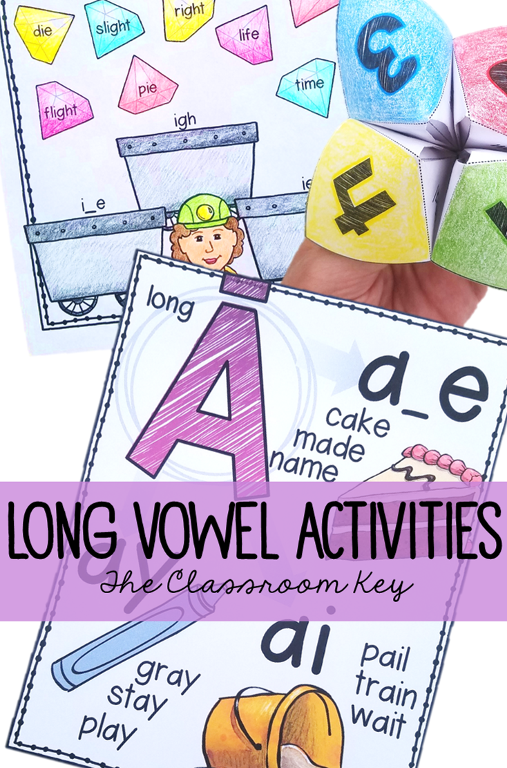 long vowels pin - The Classroom Key
