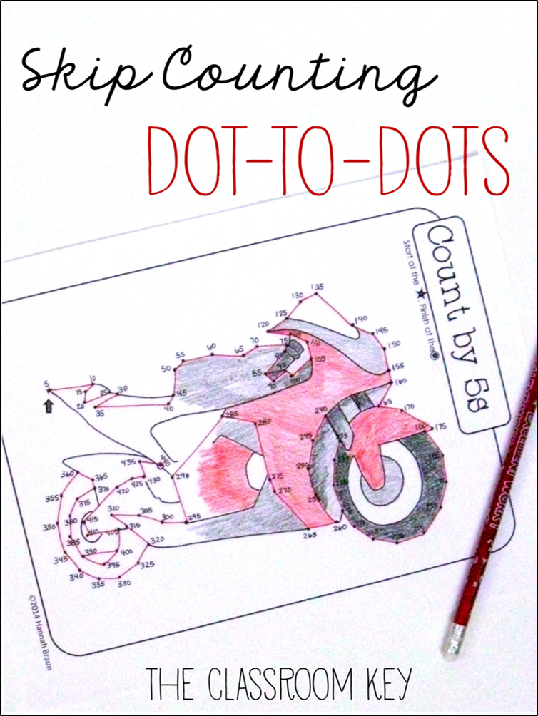 skip counting dot to dots - The Classroom Key
