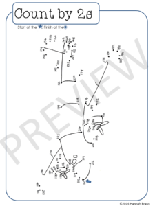 Skip Counting Dot to Dots - The Classroom Key