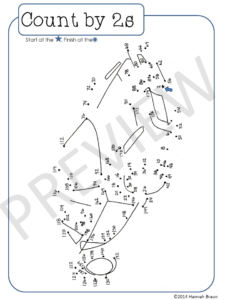 Skip Counting Dot to Dots - The Classroom Key