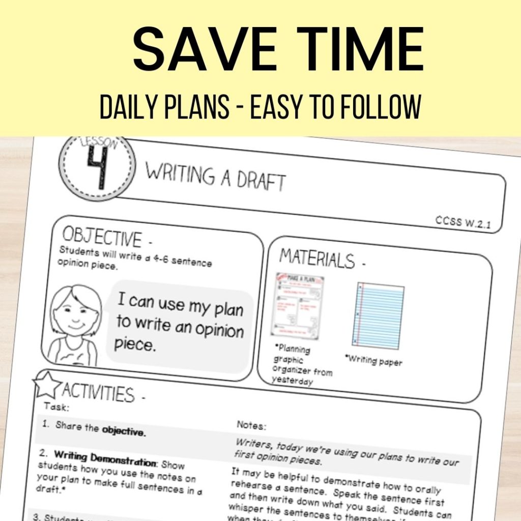 Opinion Writing Unit - The Classroom Key