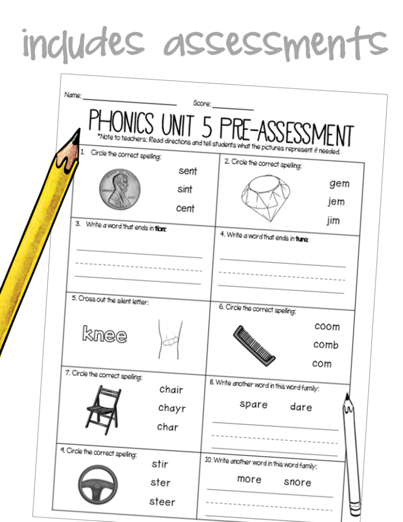 Phonics Unit 5 - The Classroom Key