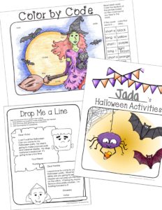 Halloween Packet 3rd - The Classroom Key