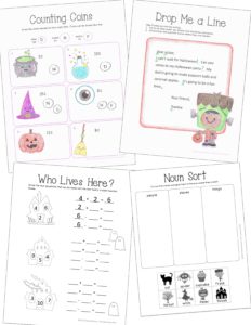 Halloween Packet 1st - The Classroom Key