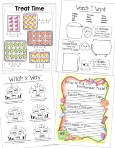 Halloween Packet 3rd - The Classroom Key