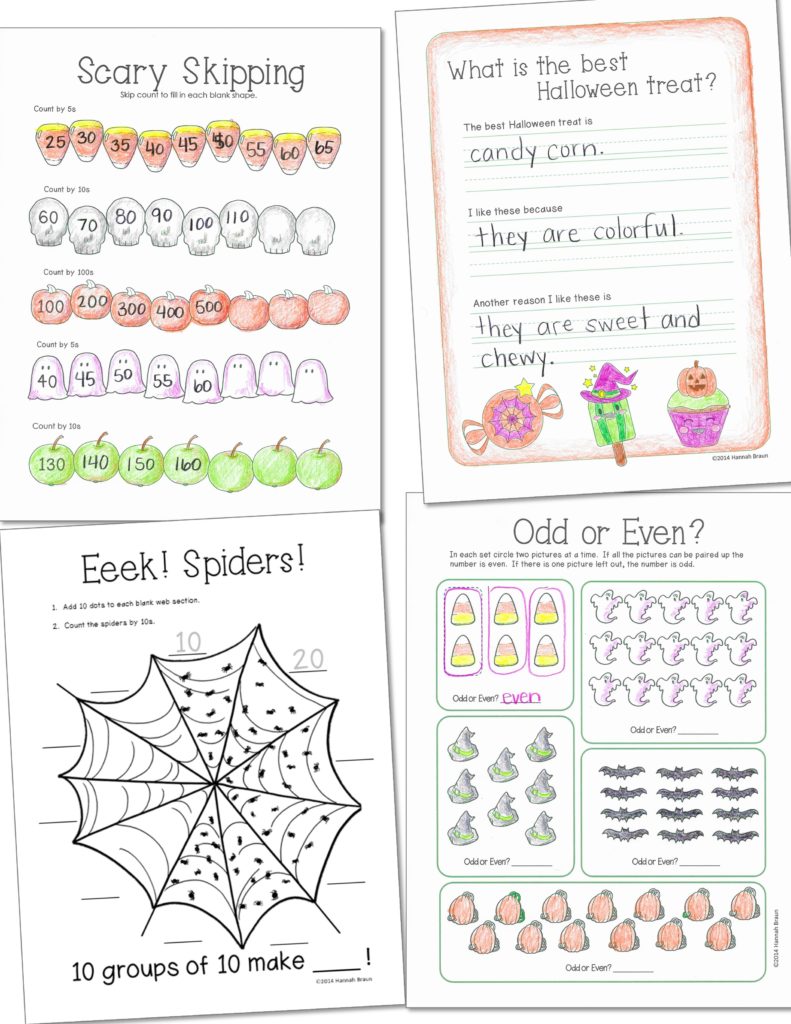 Halloween Packet 2nd - The Classroom Key