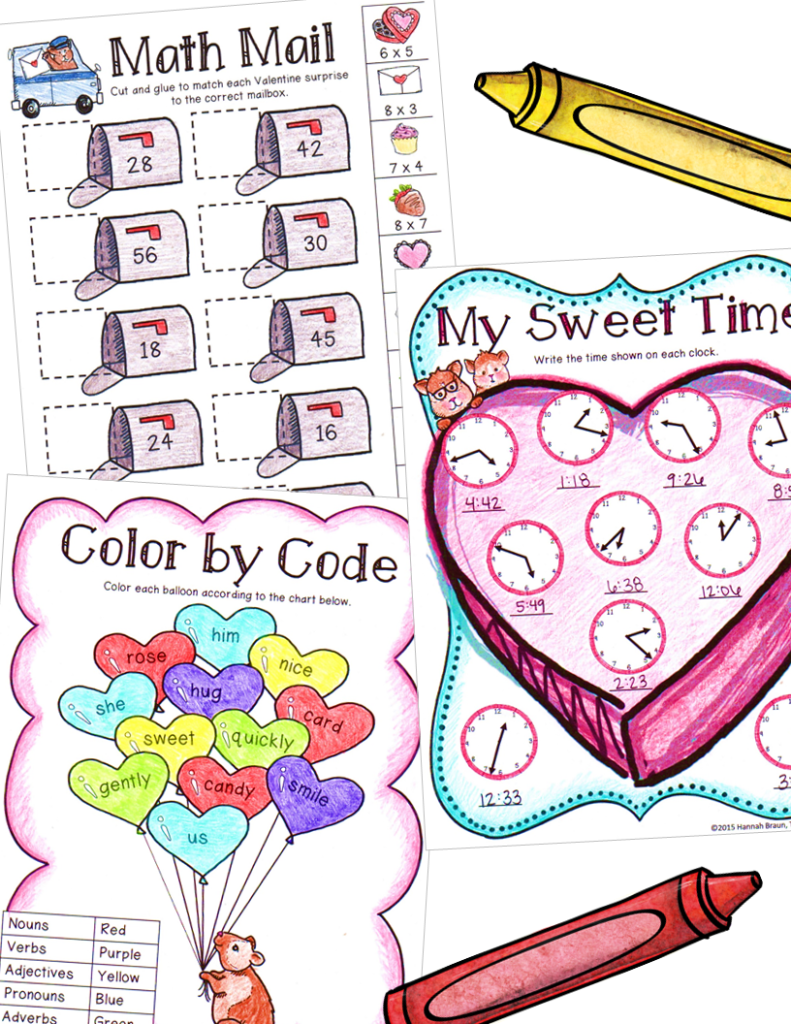 Valentine's Packet 3rd - The Classroom Key