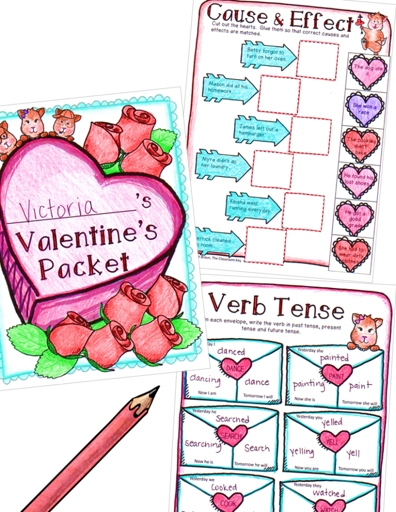 Valentine's Packet 2nd - The Classroom Key