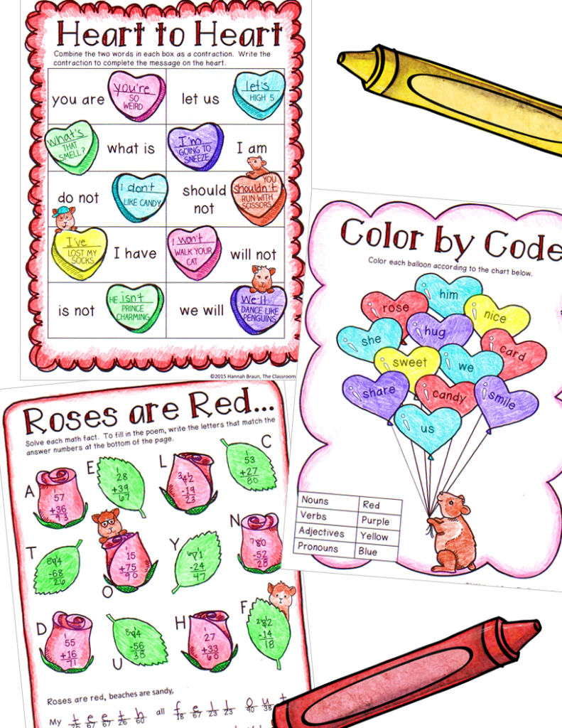 Valentine's Packet 2nd - The Classroom Key