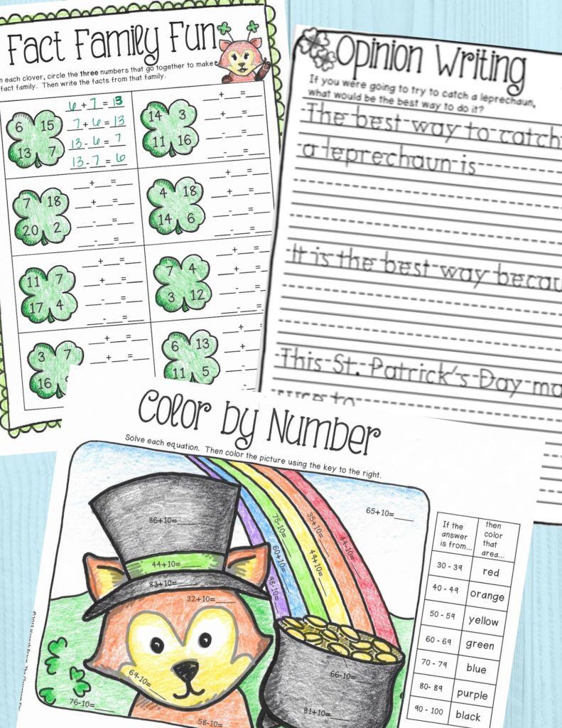 St. Patrick's Day Packet 2nd - The Classroom Key