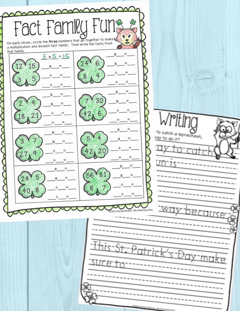 St. Patrick's Day Packet 3rd - The Classroom Key