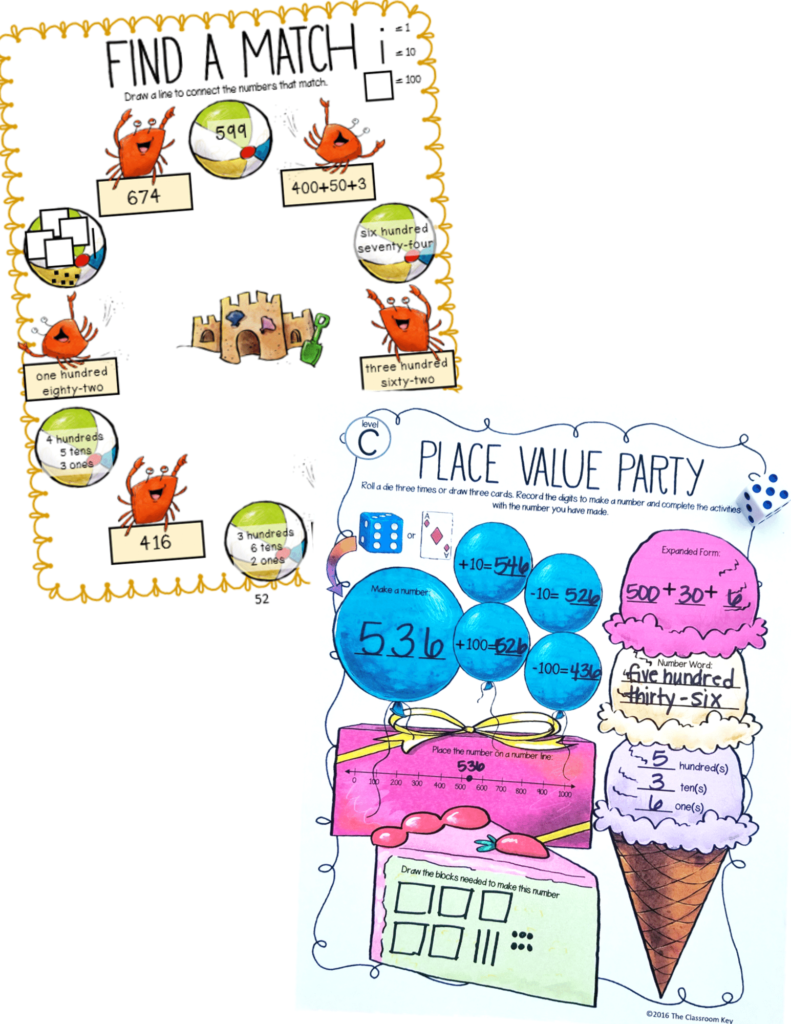 Place Value Centers Bundle - The Classroom Key