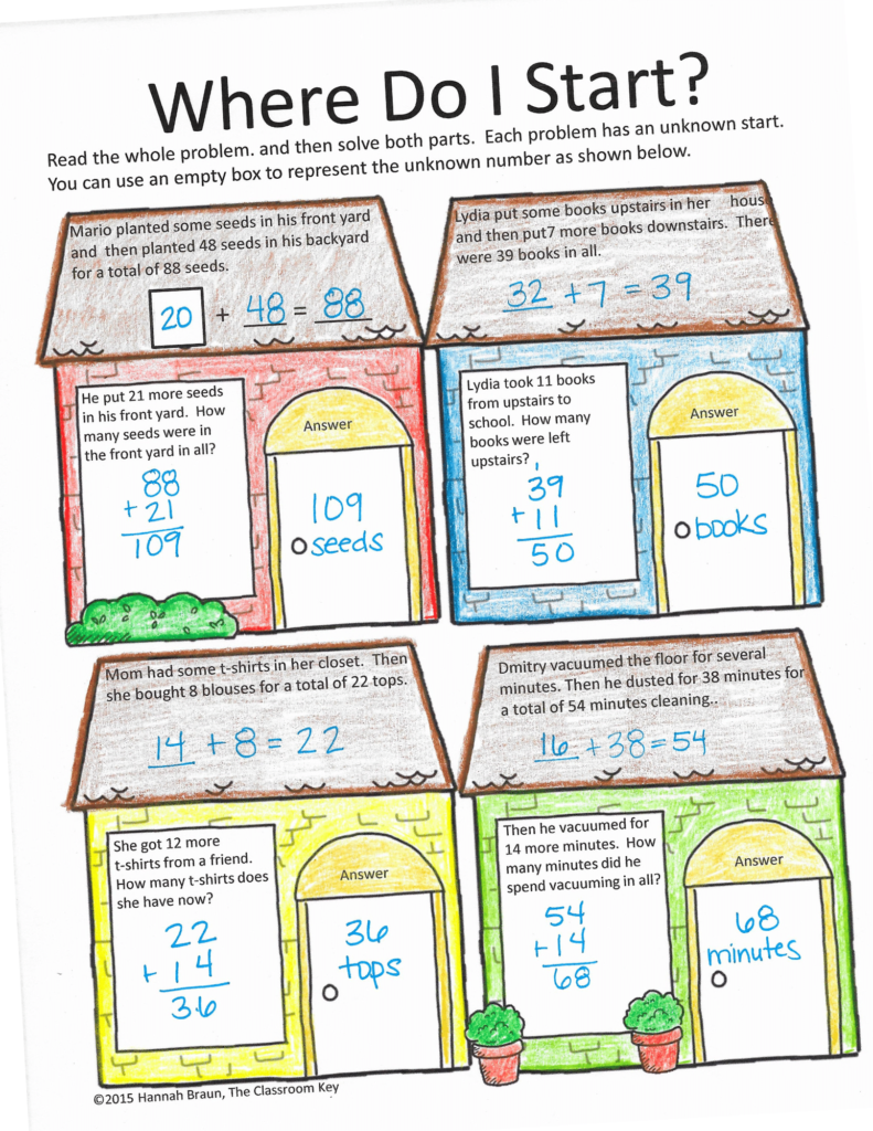More Two Step Problems - The Classroom Key
