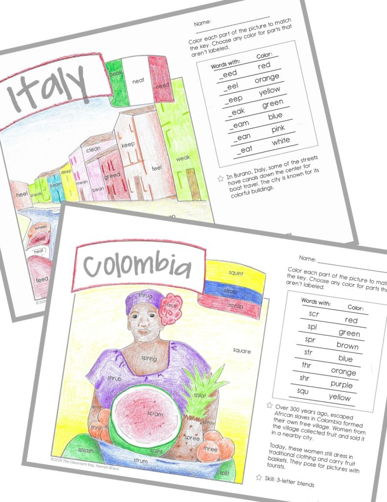 Phonics Color by Code - The Classroom Key