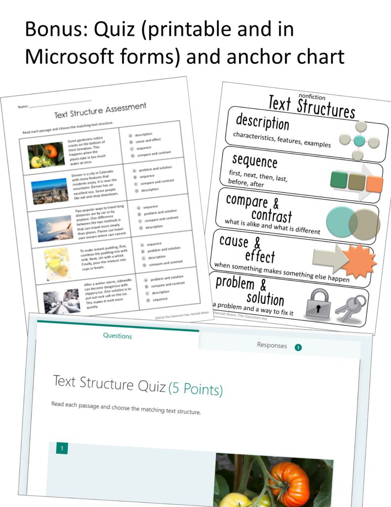 Text Structures Unit - The Classroom Key