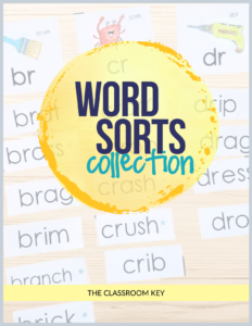 Word Sorts - The Classroom Key