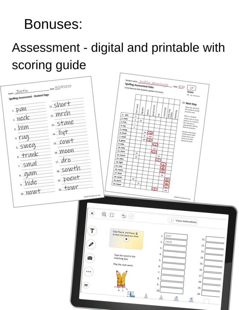 Word Sorts | Seesaw - The Classroom Key