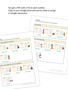 Parts of Speech, Winter | Google - The Classroom Key