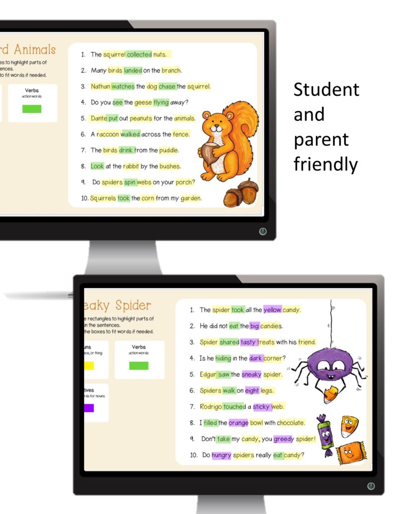 Parts of Speech, Fall | Google - The Classroom Key