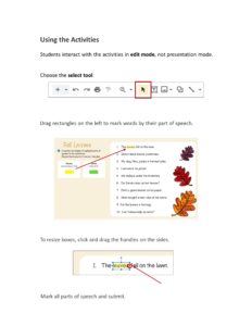 Parts of Speech, Winter | Google - The Classroom Key