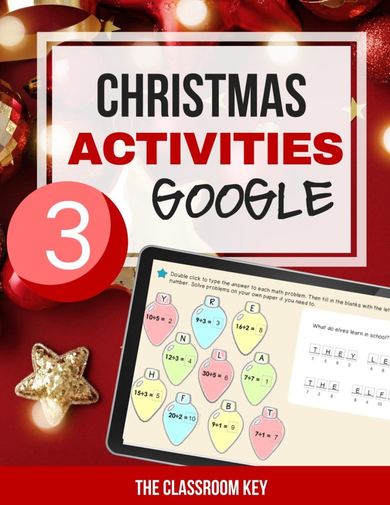 Christmas 3rd | Google - The Classroom Key