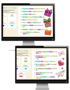 Parts of Speech, Winter | Google - The Classroom Key