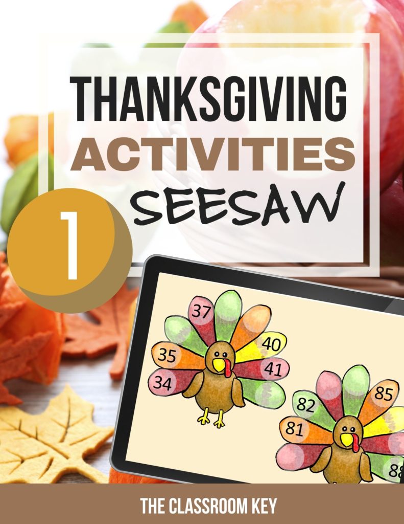 Thanksgiving, 1st | Seesaw - The Classroom Key