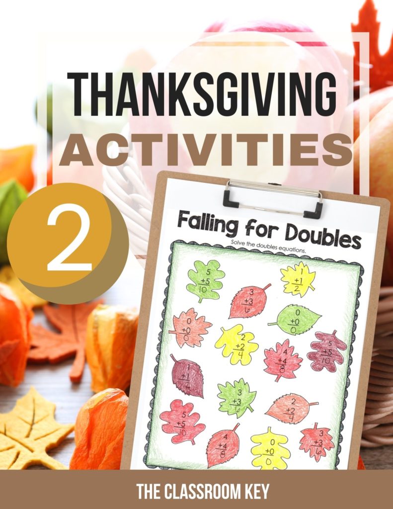 Thanksgiving Packet 2nd - The Classroom Key